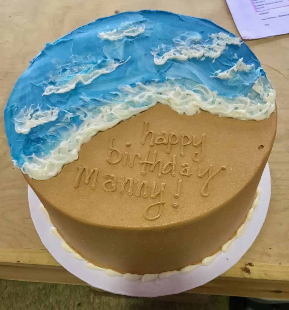 Beachy Vibez Cake - Sassy Cakes Naples Custom Cakes