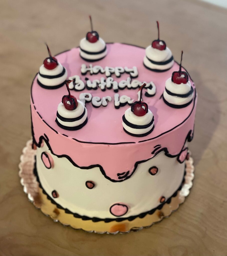 Cartoon Birthday Cake - Sassy Cakes Naples Custom Cakes