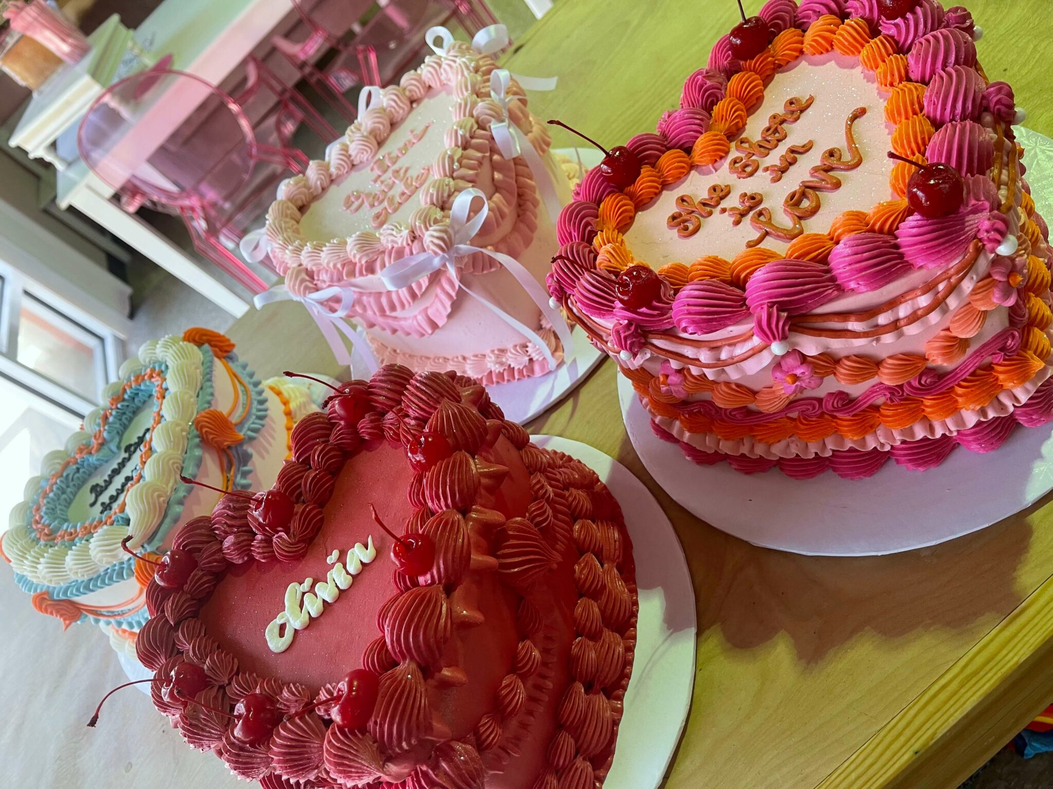 8” Heart C - Sassy Cakes Naples Custom Cakes