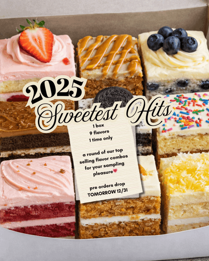 2025 Sweetest Hits Sampler Box! - Sassy Cakes Naples Custom Cakes